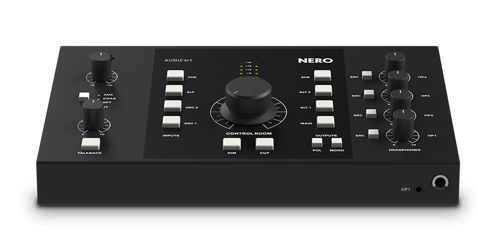 Audient NERO Desktop Monitor Controller Full Compass Systems