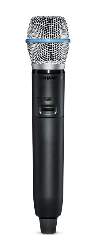 Shure GLXD24+/B87A Dual Band Vocal System with BETA 87A Microphone and ... Shure GLXD24+/B87A Dual Band Vocal System with BETA 87A Microphone and ...
