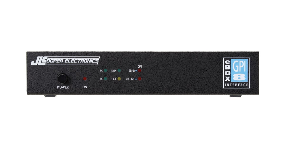 JLCooper EBOX-GPI8 8 Opto-Isolated Inputs/8 Relay Outputs | Full ... JLCooper EBOX-GPI8 8 Opto-Isolated Inputs/8 Relay Outputs | Full ...