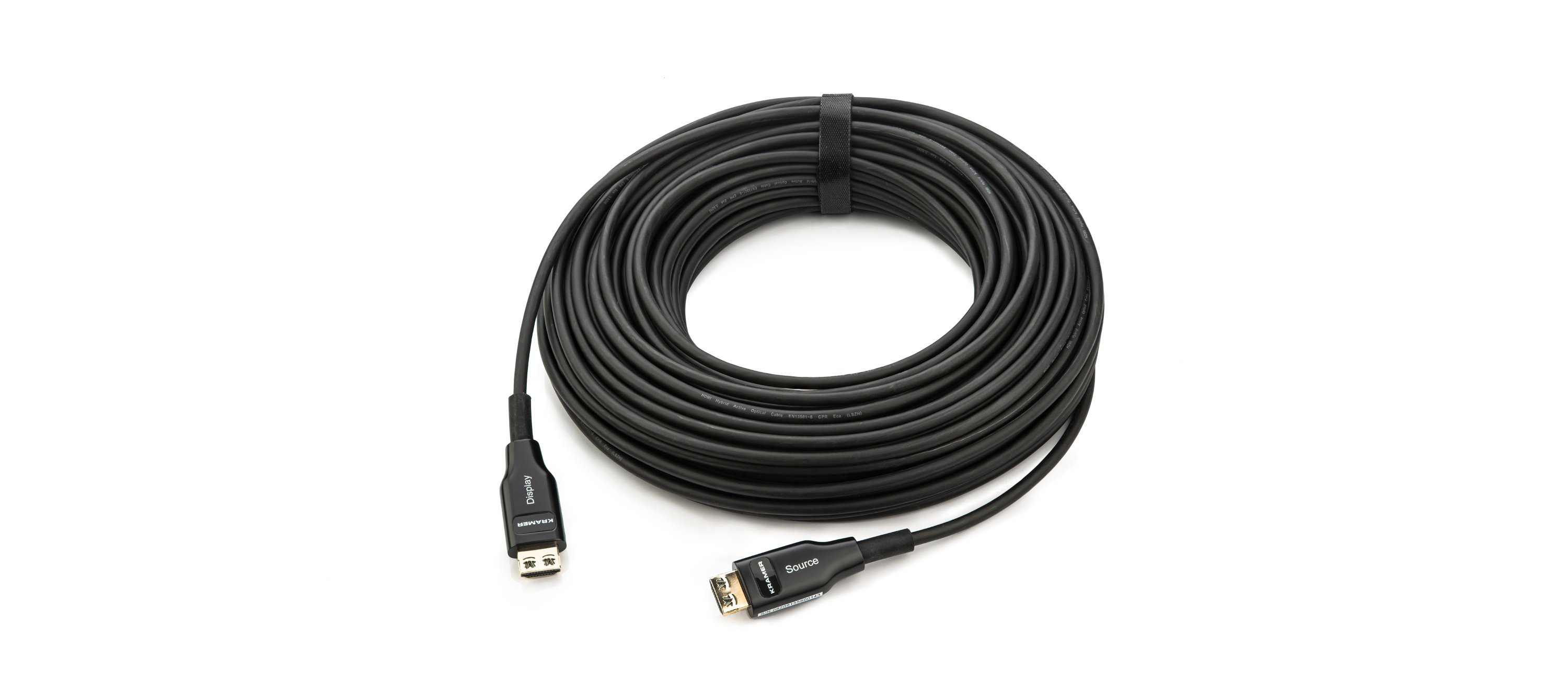 Kramer CP-AOCH/UF High–Speed Plenum Rated HDMI Optic Hybrid Cable ... Kramer CP-AOCH/UF High–Speed Plenum Rated HDMI Optic Hybrid Cable ...