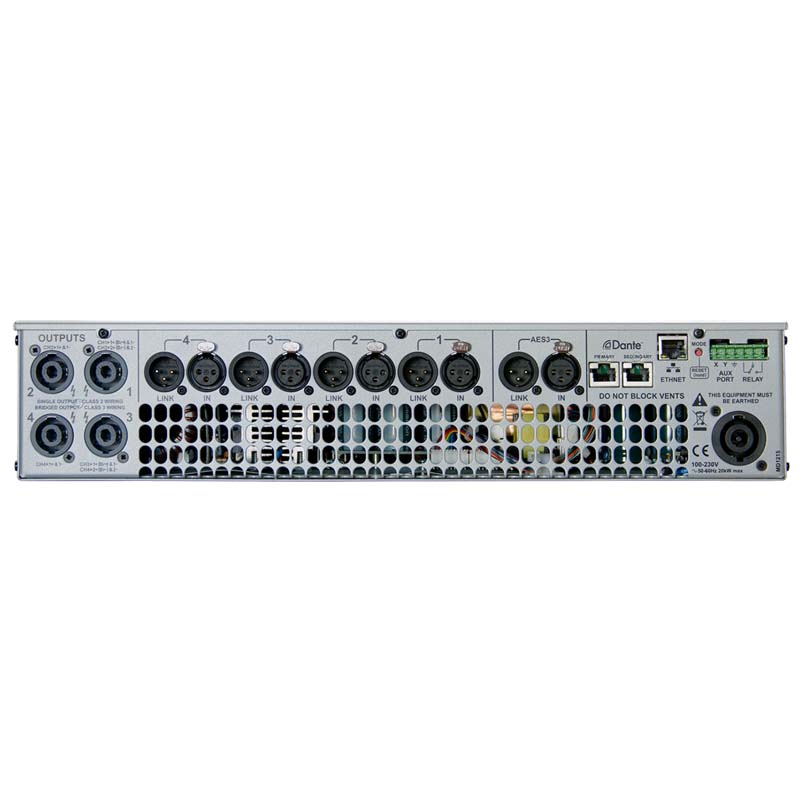 Linea Research 44M06-DANTE Dante 4-Channel Touring Amplifier, 6,000W ... Linea Research 44M06-DANTE Dante 4-Channel Touring Amplifier, 6,000W ...