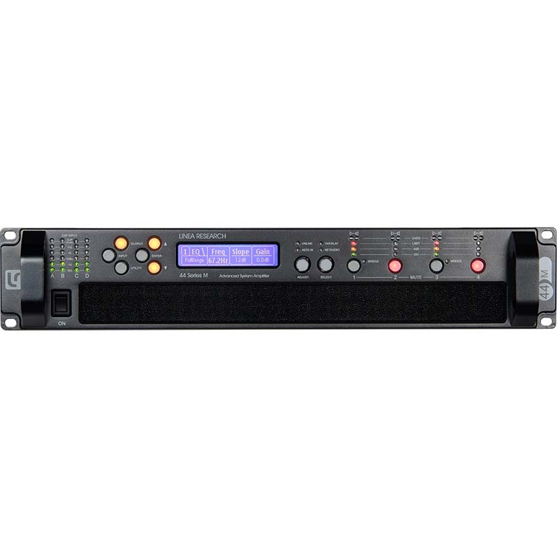 Linea Research 44M06-DANTE Dante 4-Channel Touring Amplifier, 6,000W ... Linea Research 44M06-DANTE Dante 4-Channel Touring Amplifier, 6,000W ...