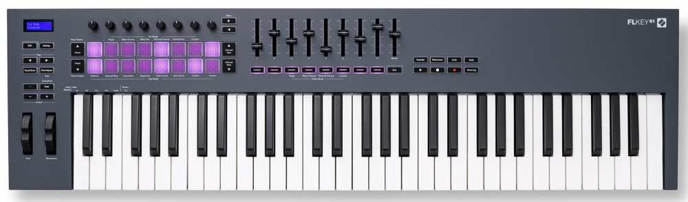 Novation FLkey 61 61-Key MIDI Keyboard for FL Studio | Full Compass Systems Novation FLkey 61 61-Key MIDI Keyboard for FL Studio | Full Compass Systems